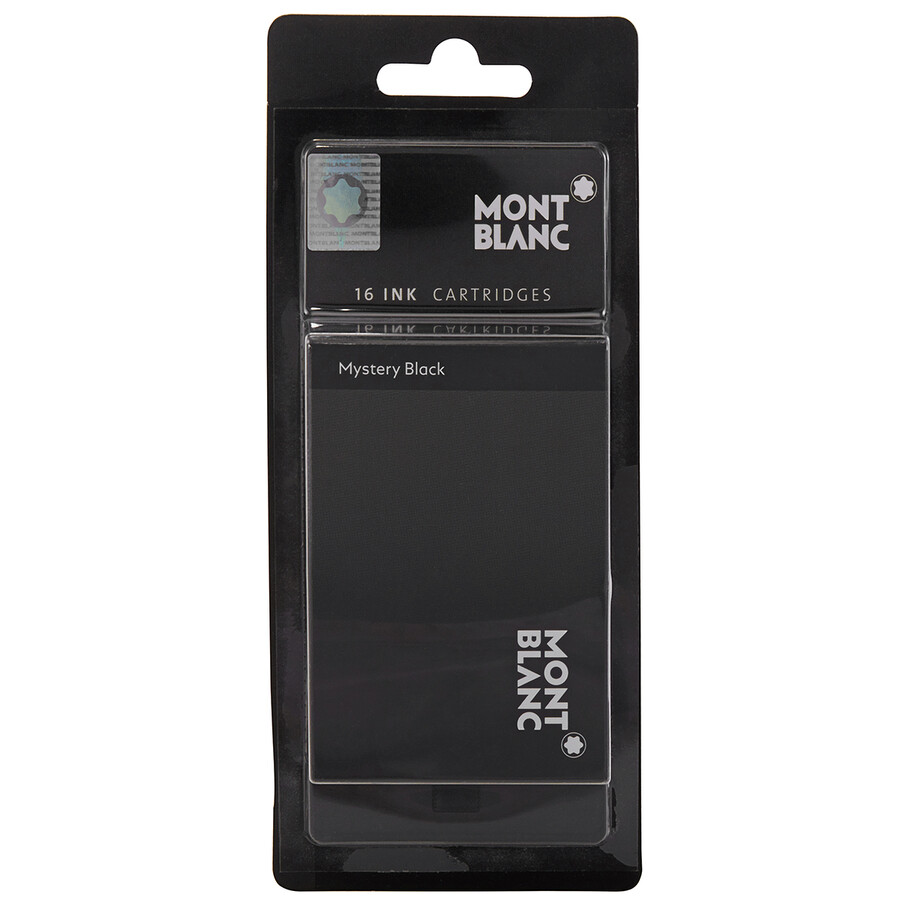 Montblanc Blister Black Ink Cartridges - 16 Pack 106943 4017941576286 ...