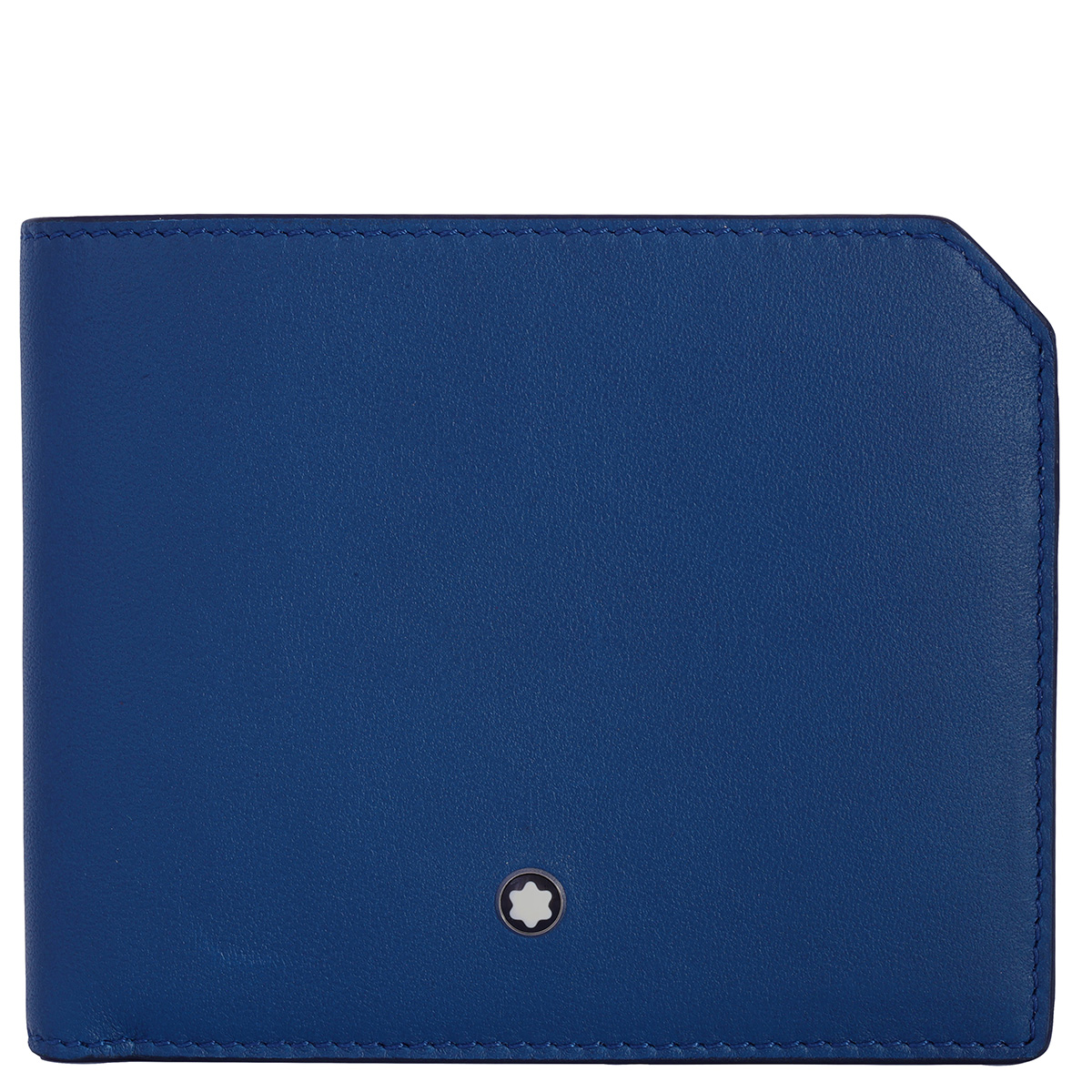 Montblanc Cobalt Leather 6cc Meisterstuck Selection Soft Wallet 130059 ...
