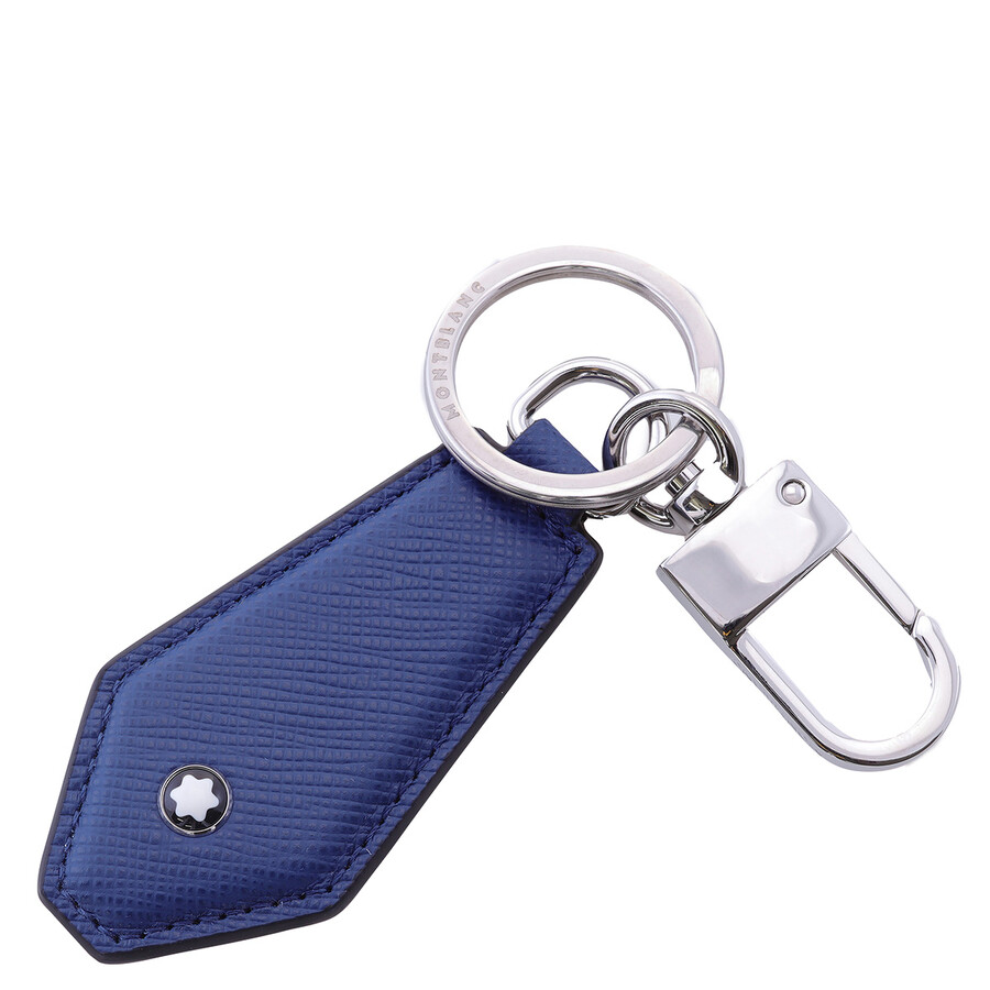 Montblanc Diamond Shaped Sartorial Leather Key Fob In Blue MB130818 ...