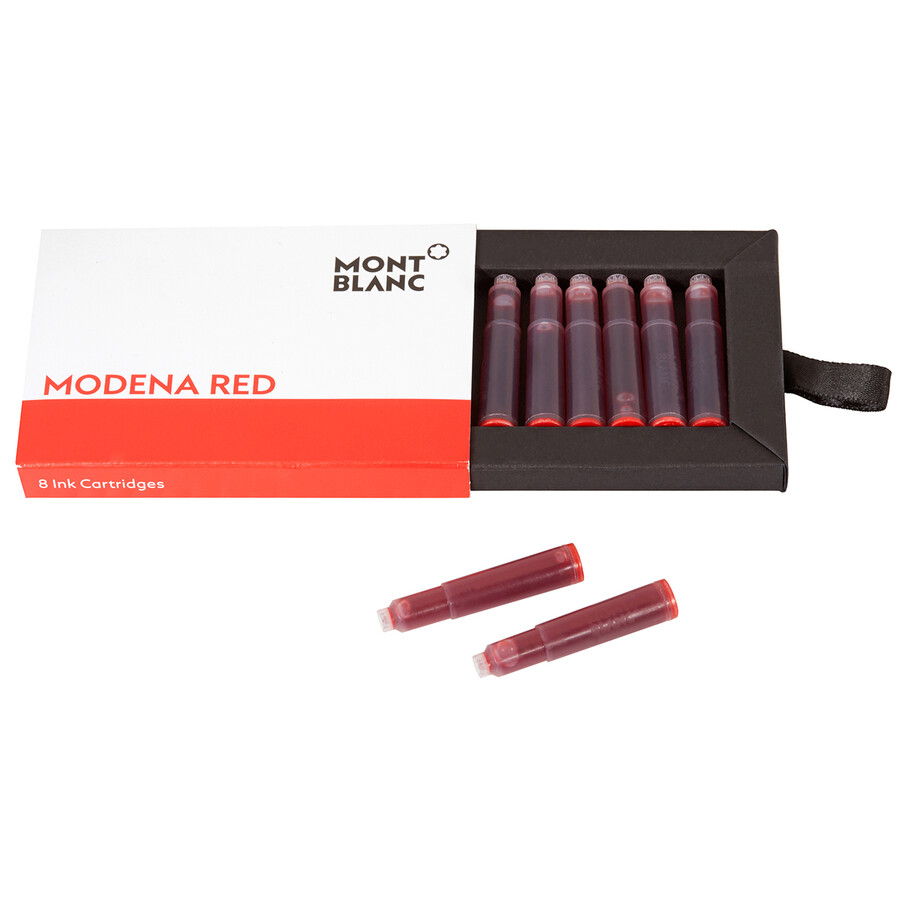 Montblanc Fountain Pen Ink Cartridges Corn Poppy Red 119717 ...