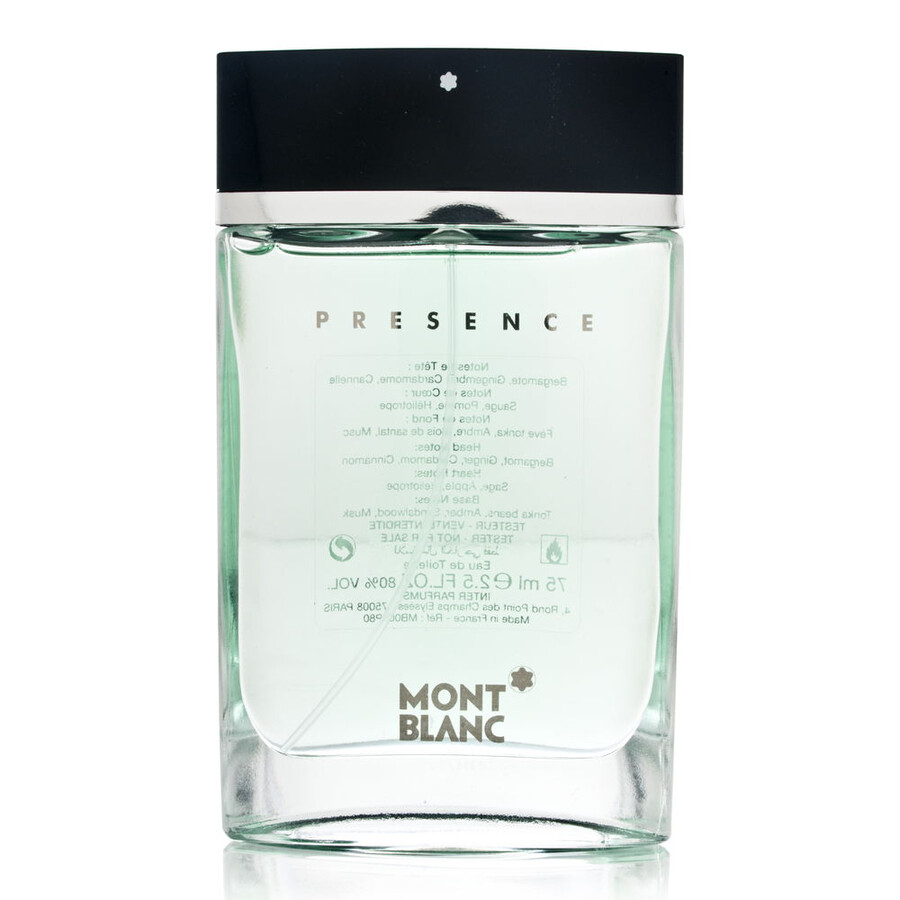 Montblanc Presence For Men / Mont Blanc EDT Spray 2.5 oz (m ...