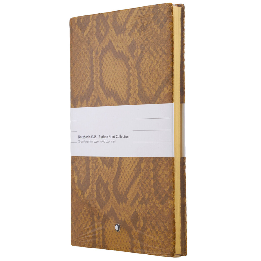 Montblanc Python Print Saffron Notebook No.146 119548 4017941935892 ...