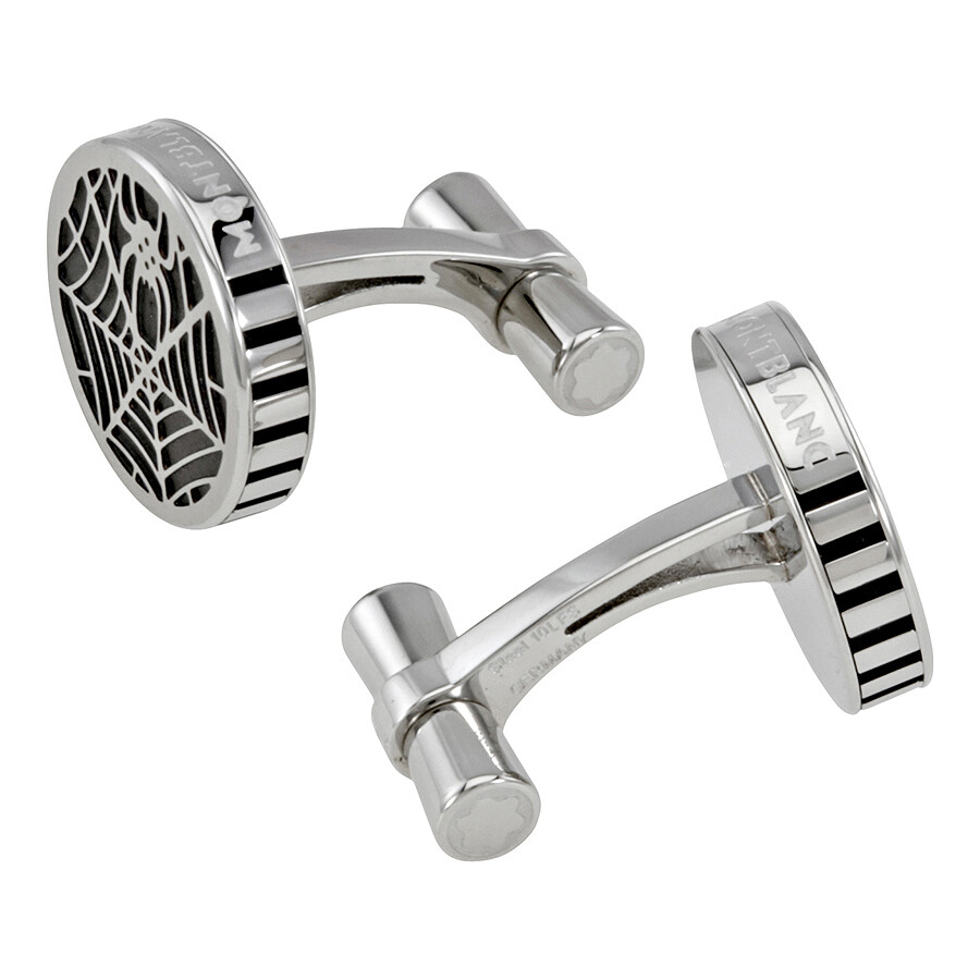 Montblanc Spider Stainless Steel Cufflinks 114708 4017941805485 ...