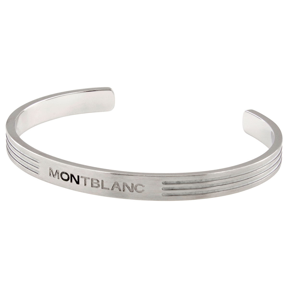 Montblanc Starwalker Steel And Lacquer Bangle, Size 63 12614163 ...