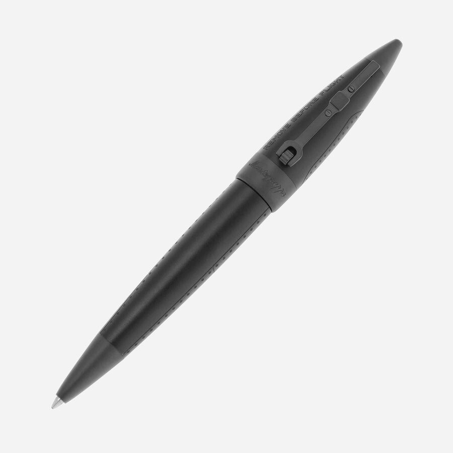Montegrappa Aviator All-Black Flying Ace Edition Ballpoint Pen ISAORBUC ...