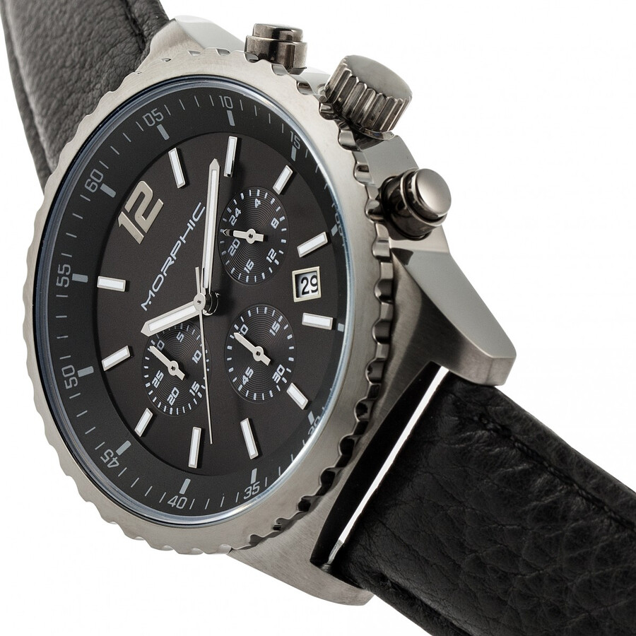 Morphic M67 Series Chronograph Black Dial Men's Watch 6704 847864160644 ...