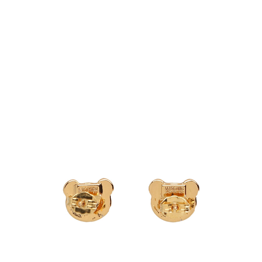 Moschino Gold Teddy Bear Stud Earrings A9105-8402-0606 667111868020 - Jewelry, Ladies Jewelry ...