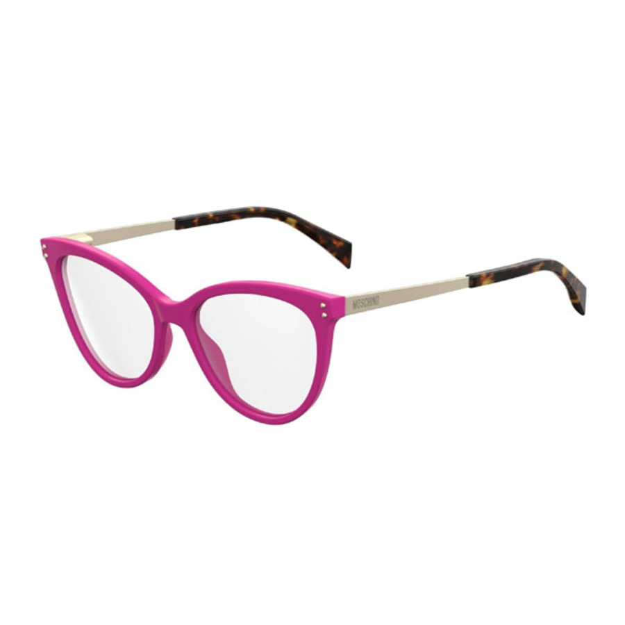 Moschino Ladies Pink Round Eyeglass Frames MOS5030MU10053 716736013152 ...
