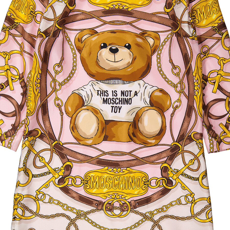 Moschino Military Teddy Scarf Jersey Dress, Brand Size 38 (US Size 4) A0470-5653-1221 - Apparel ...