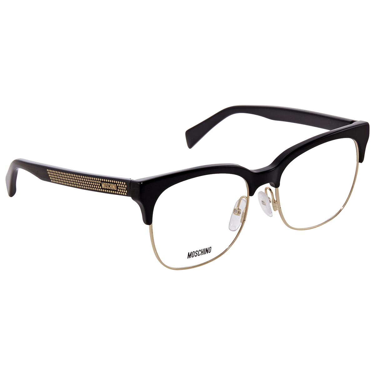 Moschino Unisex Black Square Eyeglass Frames MOS519 807 51 716736092607 ...