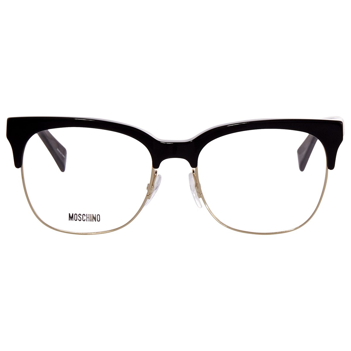 Moschino Unisex Black Square Eyeglass Frames MOS519 807 51 716736092607 ...