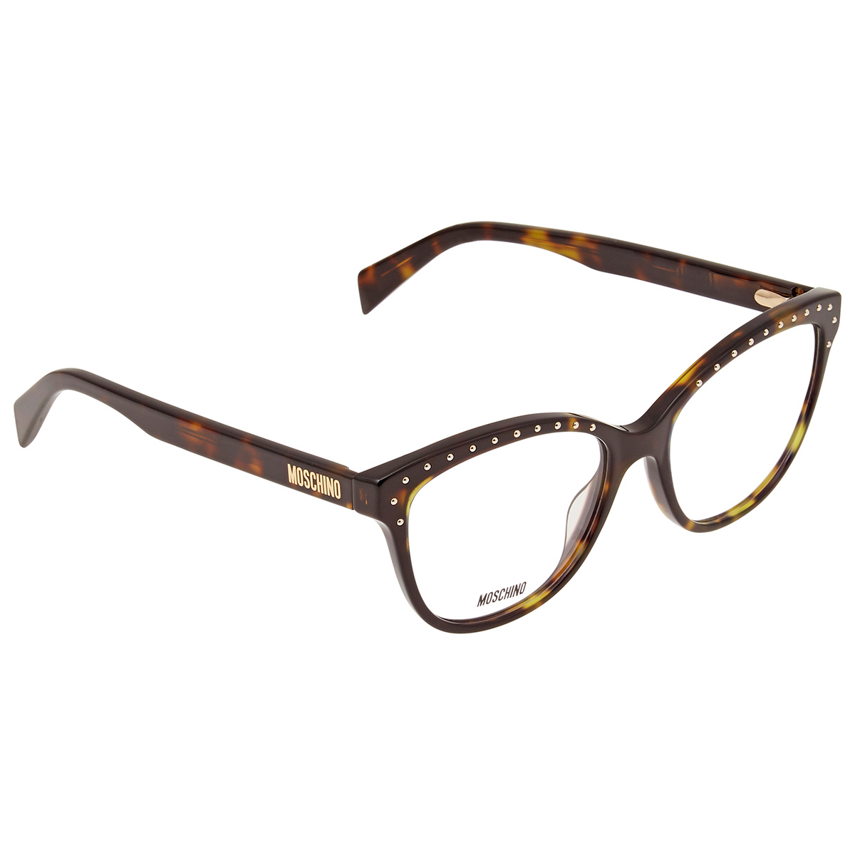Moschino Unisex Tortoise Round Eyeglass Frames MOS50600860053 ...