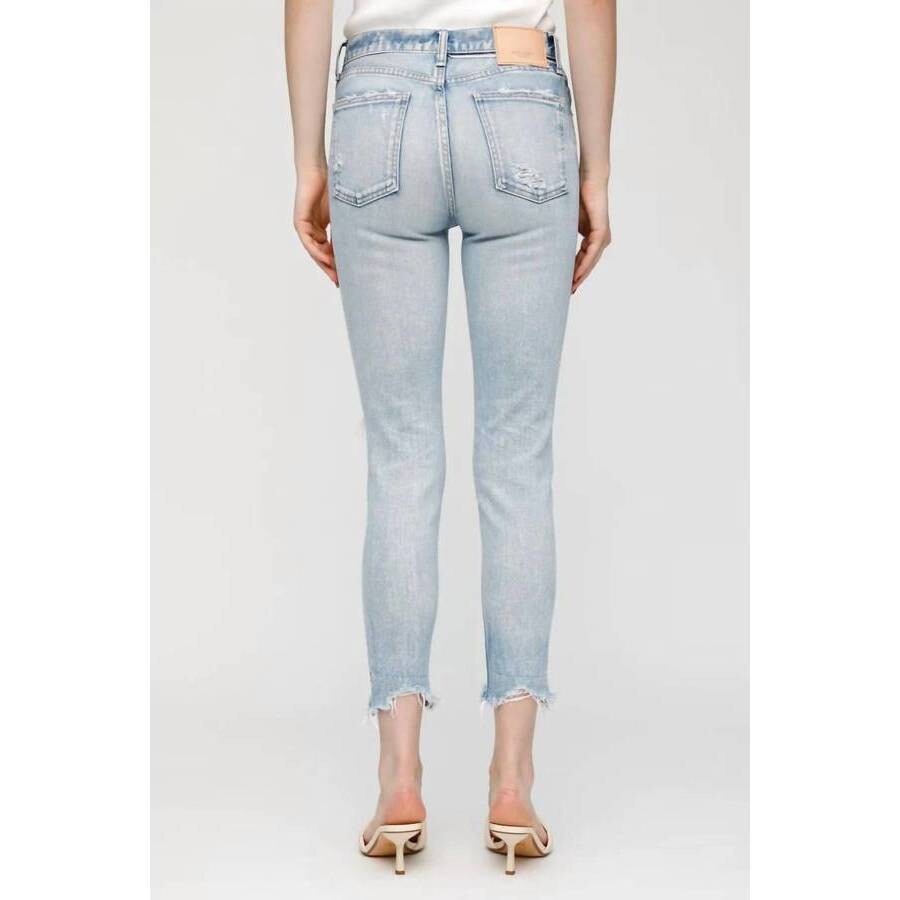 Moussy Ladies Verna Skinny-Hi Jeans Light Blue, Size 28 78723-Light ...