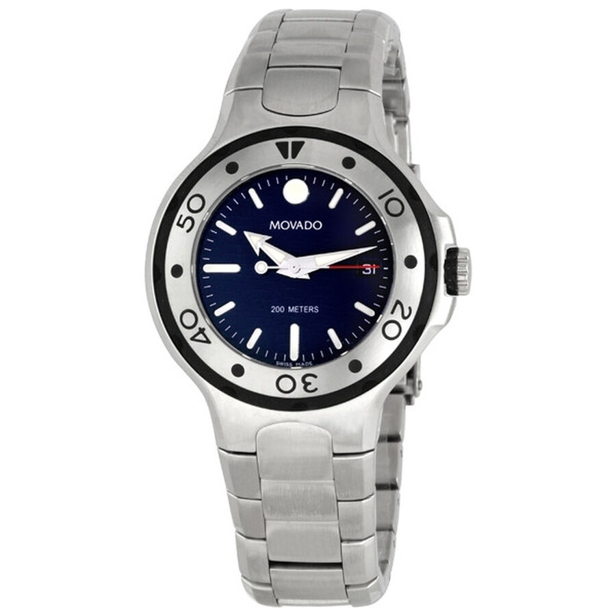 Movado 800 Series Quartz Blue Dial Men's Watch 2600013 775924632926 ...