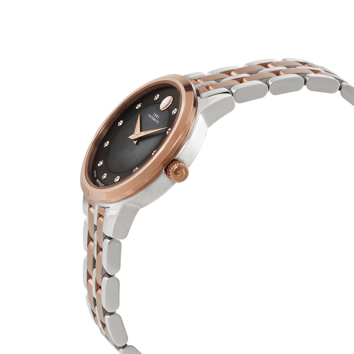 Movado Automatic Diamond Watch 0607488 - Watches - Jomashop