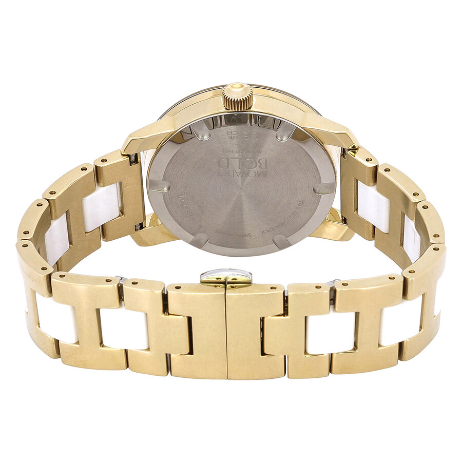 Movado Bold Ceramic Quartz White Dial Ladies Watch 3600892 - Watches ...
