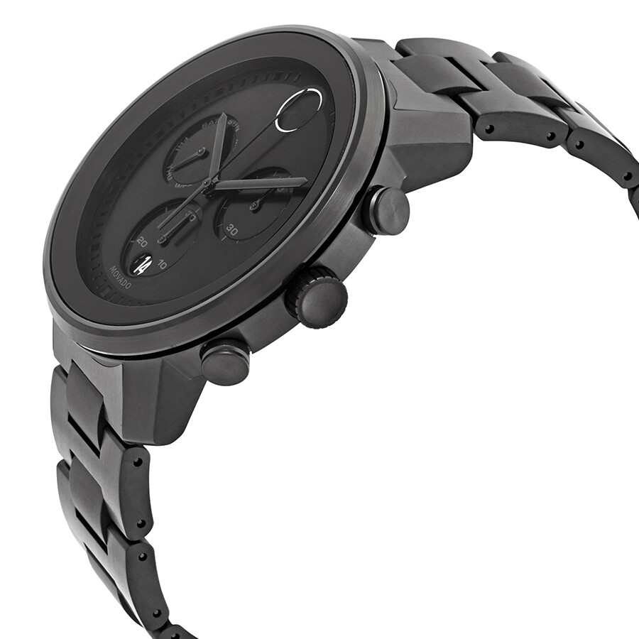 Movado Bold Chronograph Black Dial Men's Watch 3600484 - Watches, Bold ...