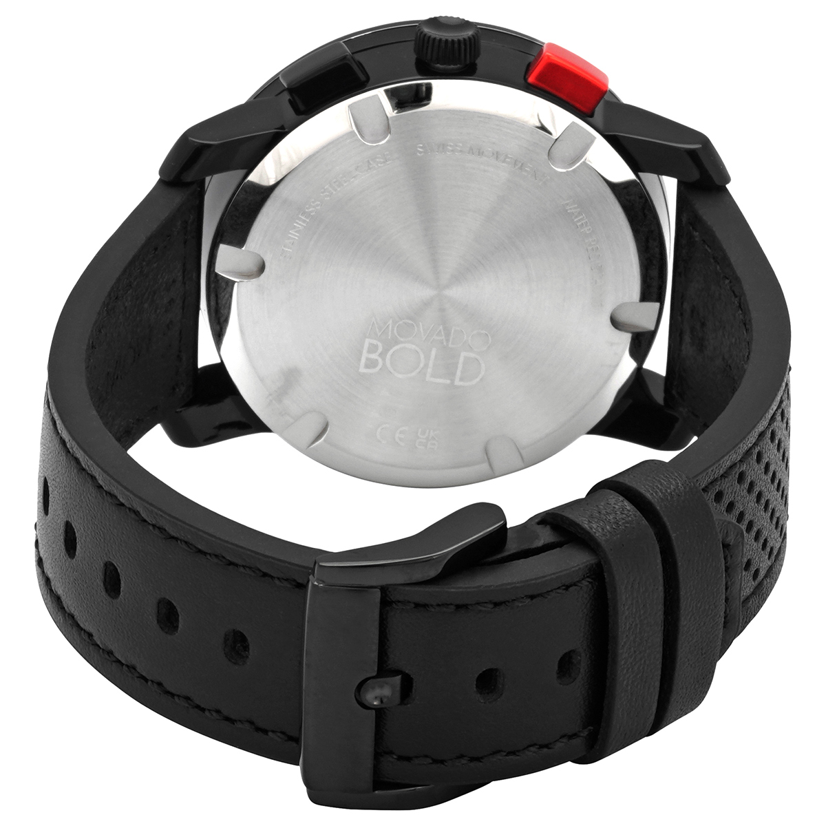 Movado Bold Chronograph Quartz Red Dial Men's Watch 3600765 - Watches ...