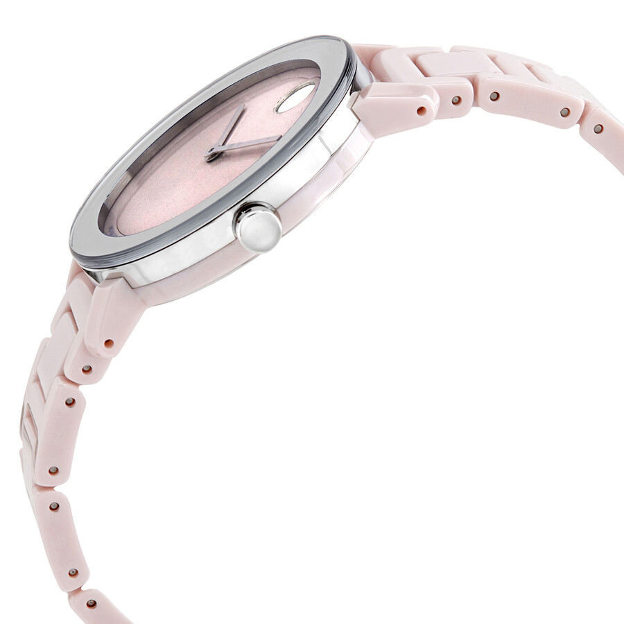 Movado BOLD Evolution Quartz Blush Dial Ladies Watch 3600709 - Watches ...