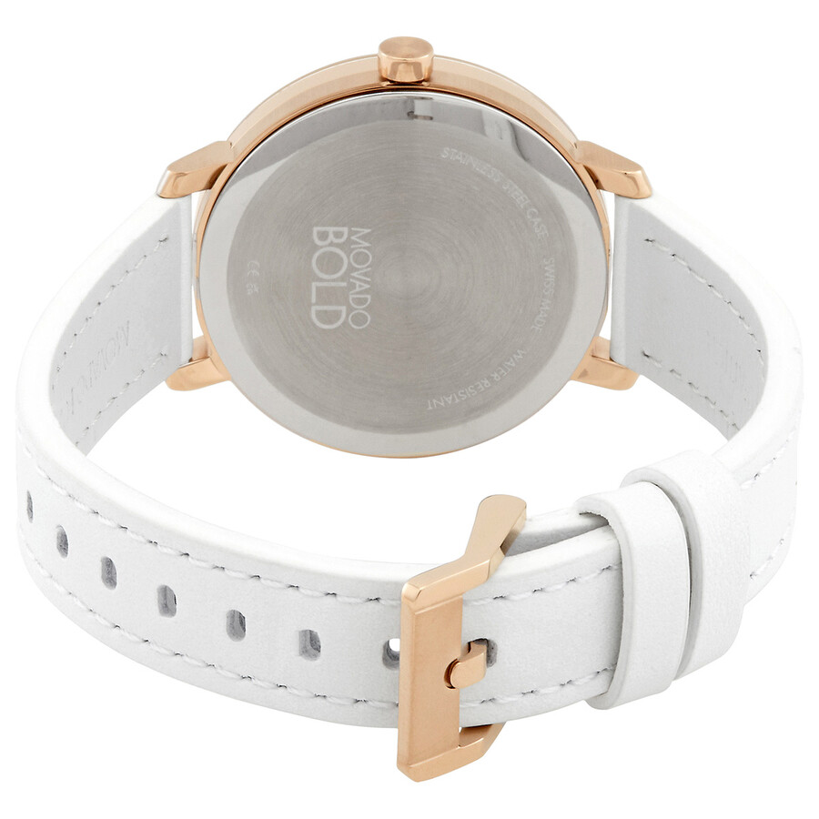 Movado Bold Evolution Quartz Rose Gold Dial Ladies Watch 3600891 885997449281 - Watches, Bold ...