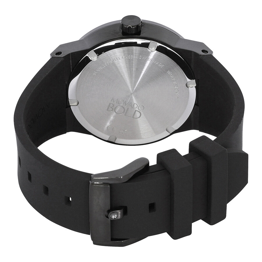 Movado Bold Fusion Quartz Black Dial Men's Watch 3600849 885997455343 ...