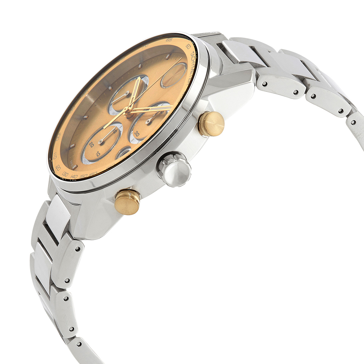 Movado Bold Verso Chronograph Quartz Gold Dial Men's Watch 3600907 ...
