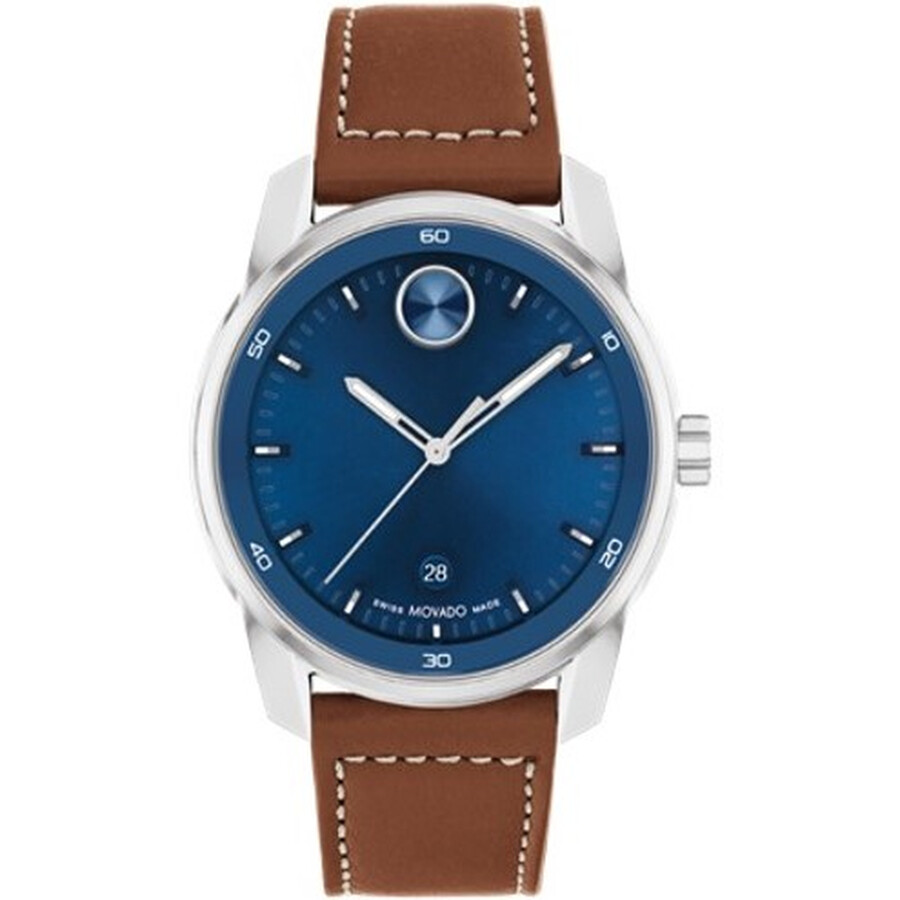 Movado Bold Verso Quartz Blue Dial Men's Watch 3600944 885997482547 ...