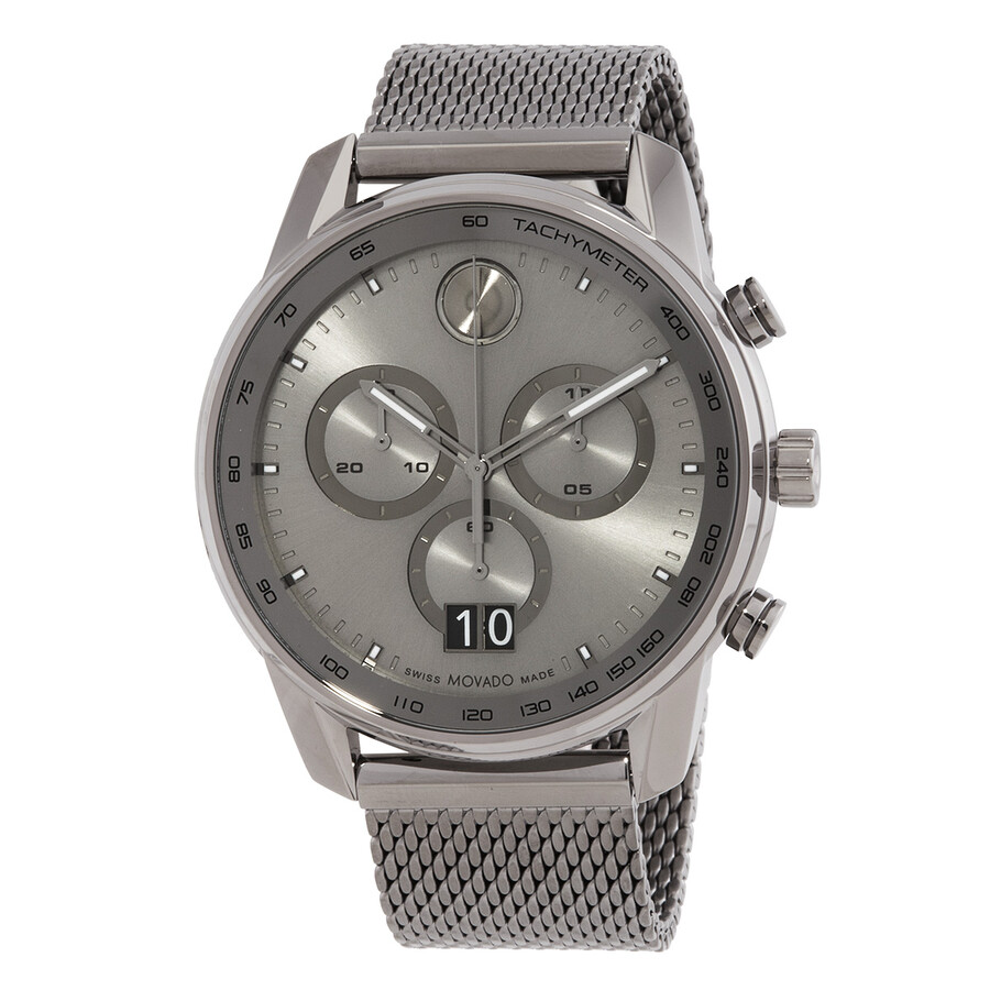 Movado Bold Verso Quartz Grey Dial Men's Watch 3600910 - Watches, Bold ...