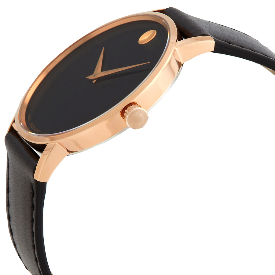 Movado Classic Museum Quartz Black Dial Men's Watch 0607315 - Watches ...