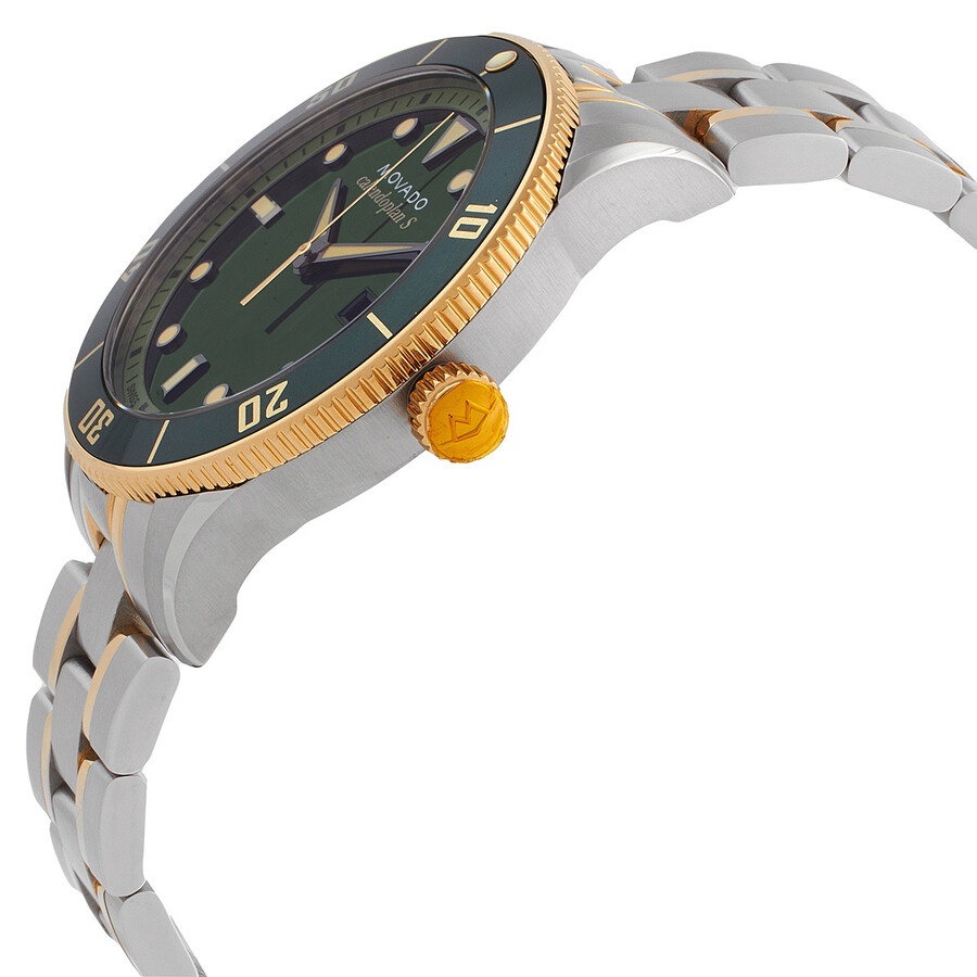 Movado Heritage Quartz Green Dial Two-Tone Men's Watch 3650127 ...