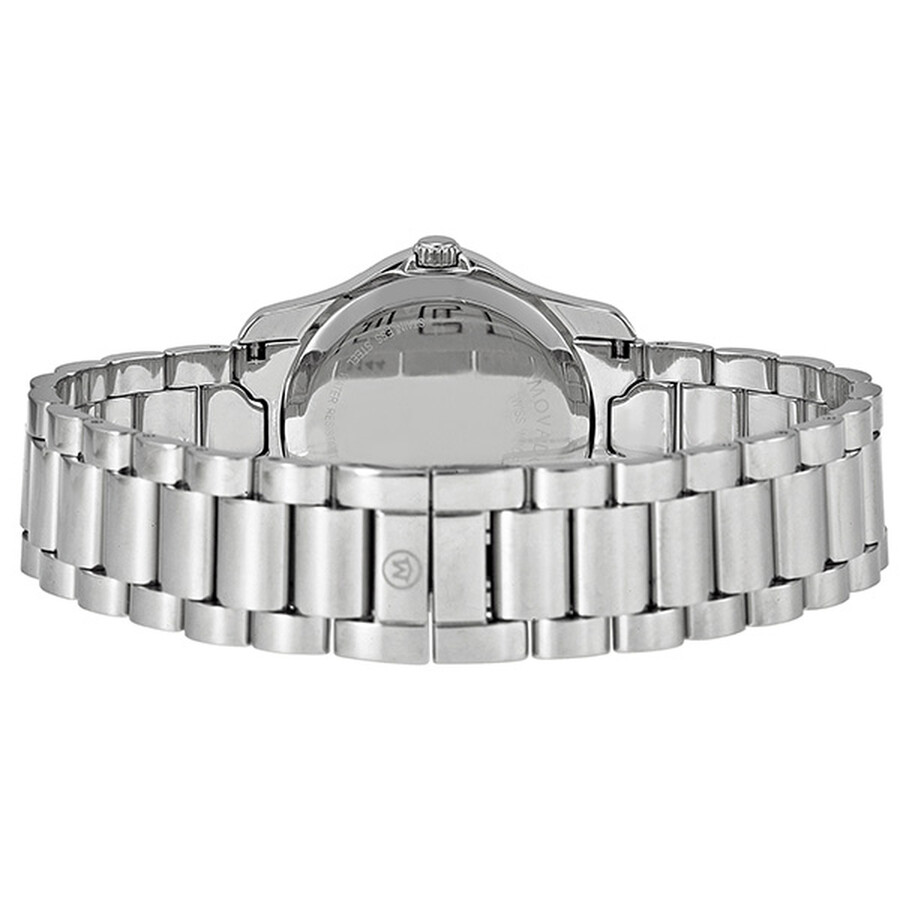 Movado Moda White Mother of Pearl Diamond Dial Ladies Watch 0606706 ...