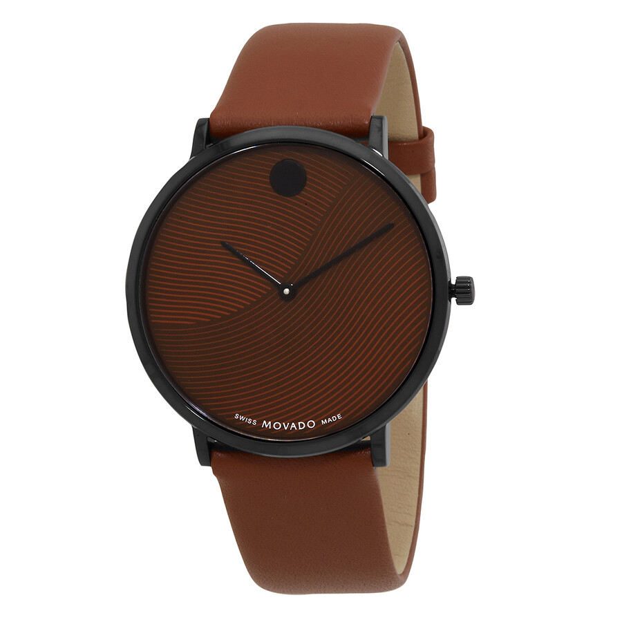Movado Modern Classic Quartz Brown Dial Men's Watch 0607576 - Watches ...