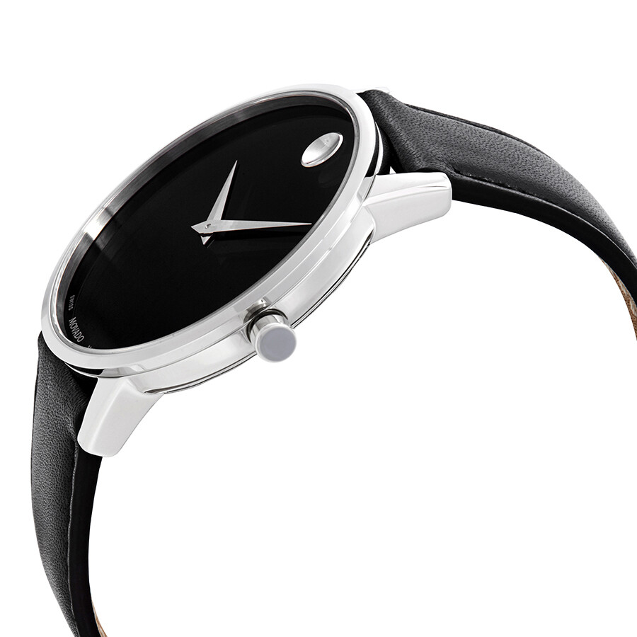 Movado Museum Classic Black Dial Men's Watch 0607269 885997279802 ...