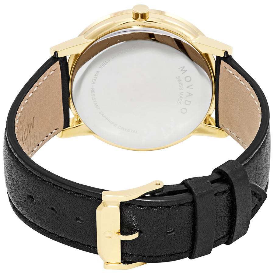 Movado Museum Classic Black Dial Men's Watch 0607271 885997279826 ...