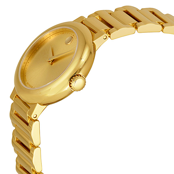 Movado Museum Gold Dial Yellow Gold-plated Ladies Watch 0606704 ...