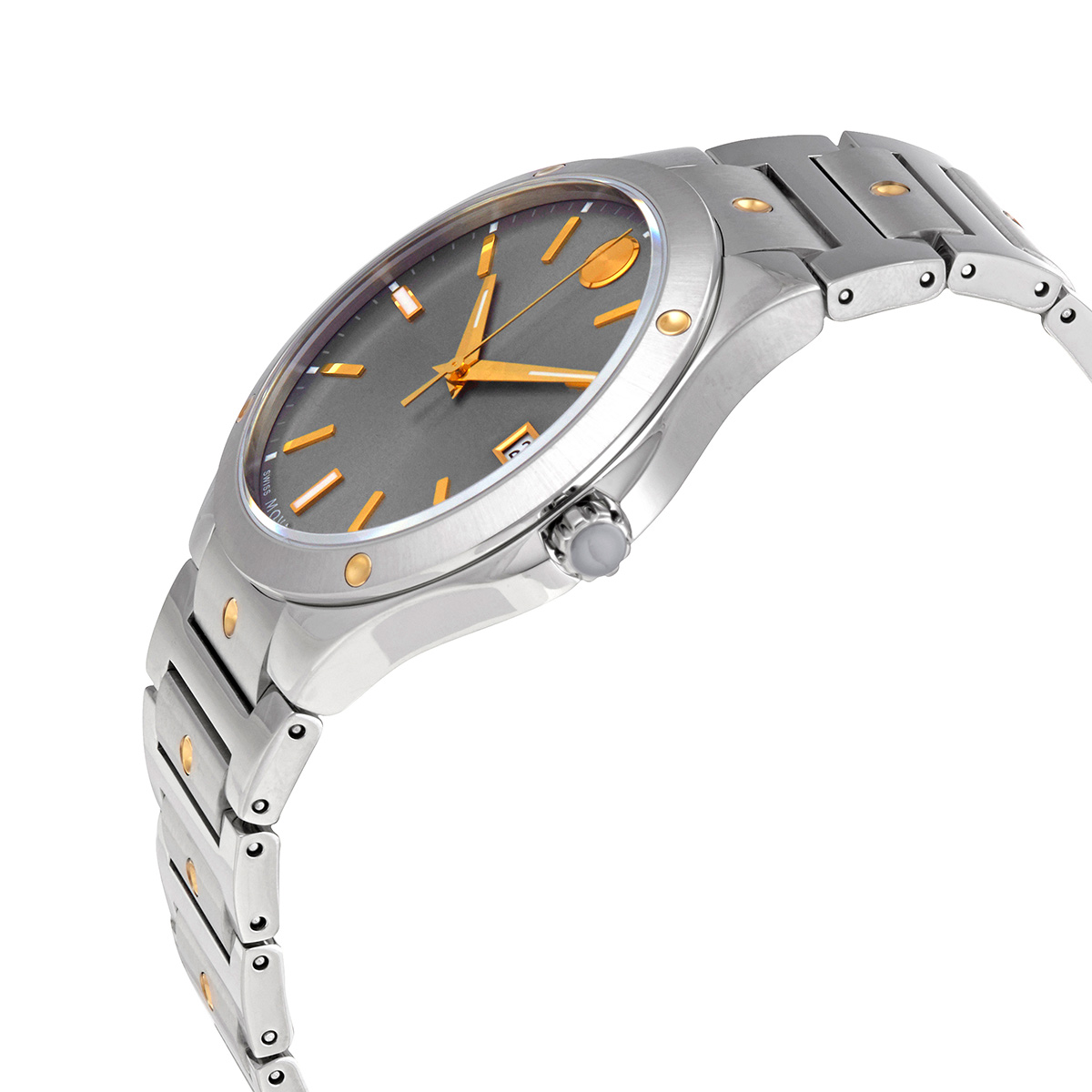 Movado Quartz Grey Sunray Dial Men's Watch 0607514 7613272400350 ...