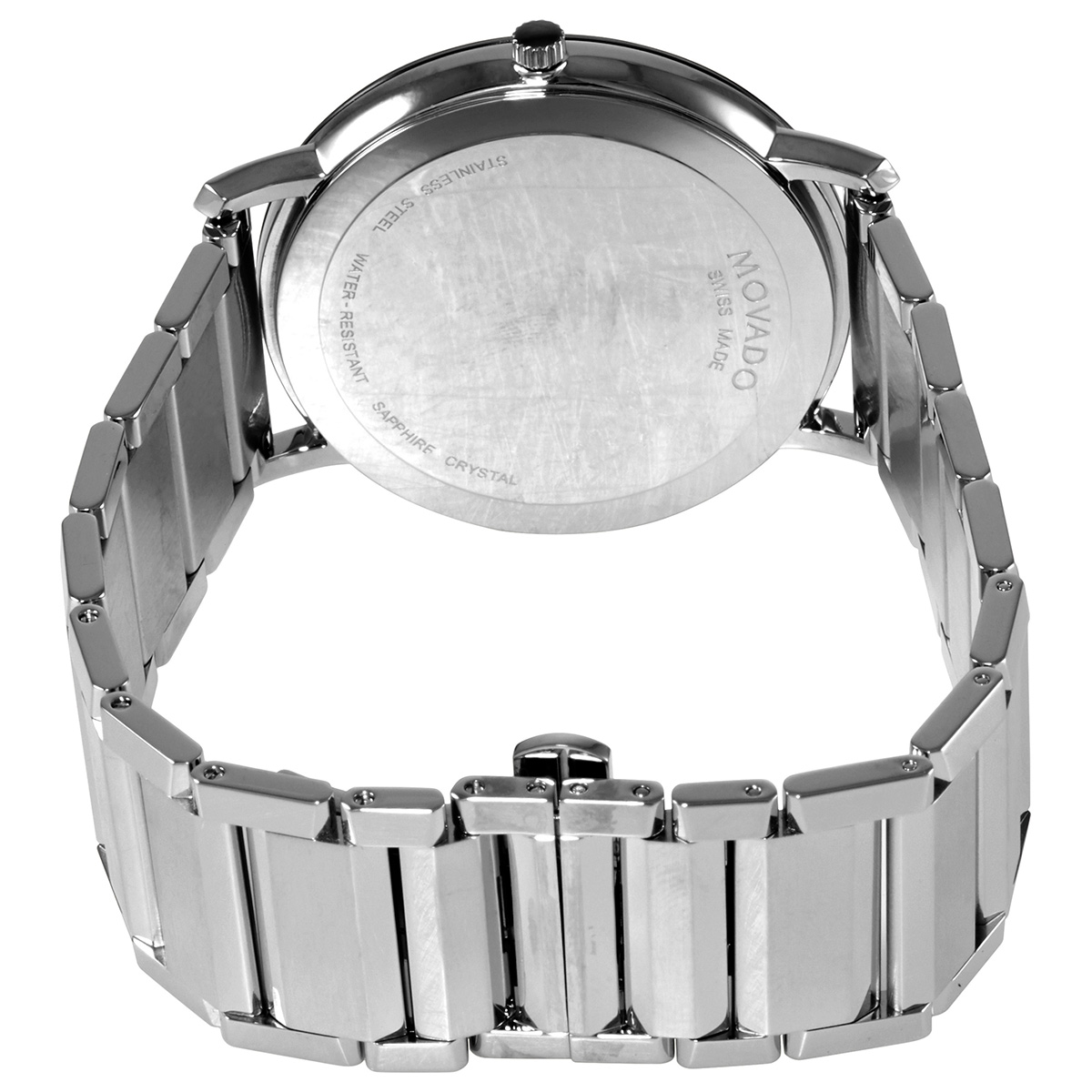 Movado Sapphire Quartz Silver Dial Men's Watch 0607407 - Watches ...