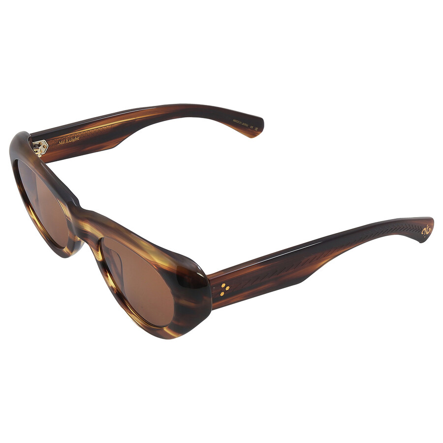 Mr. Leight Reveler S Semi-Flat Kona Brown Goggle Unisex Sunglasses ...