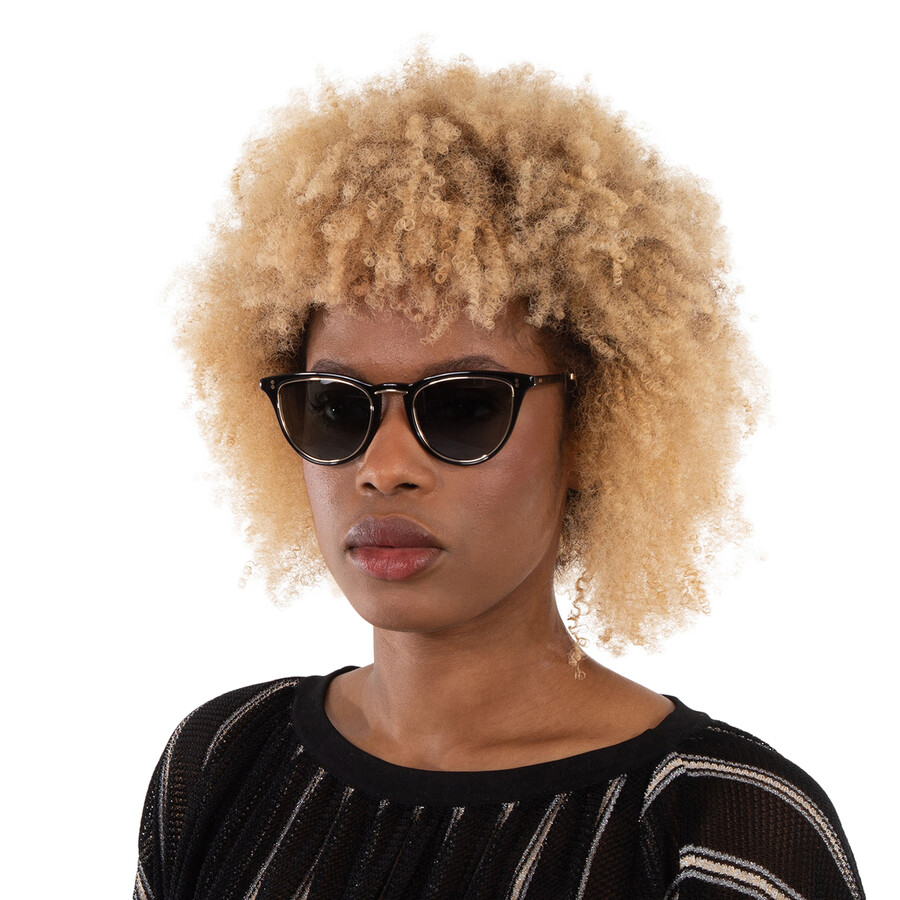 Mr. Leight Runyon S G15 Cat Eye Ladies Sunglasses ML2004 BK-12KWG/G15 ...