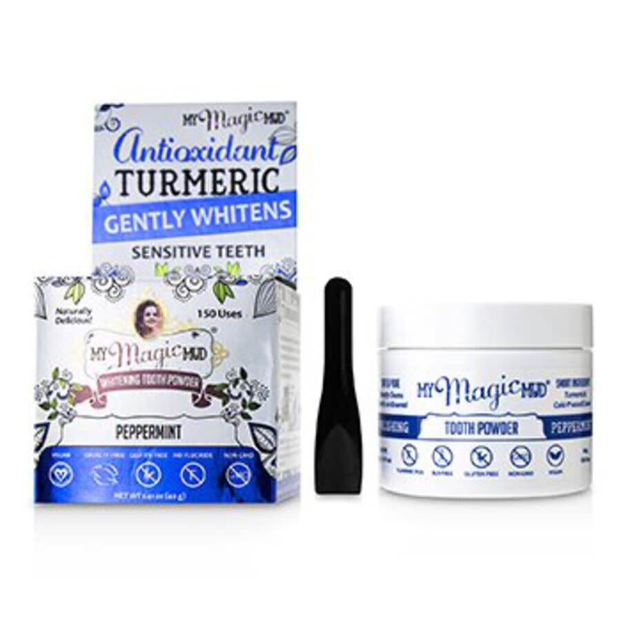 My Magic Mud - Turmeric Whitening Tooth Powder - Peppermint 40g/1.41oz ...
