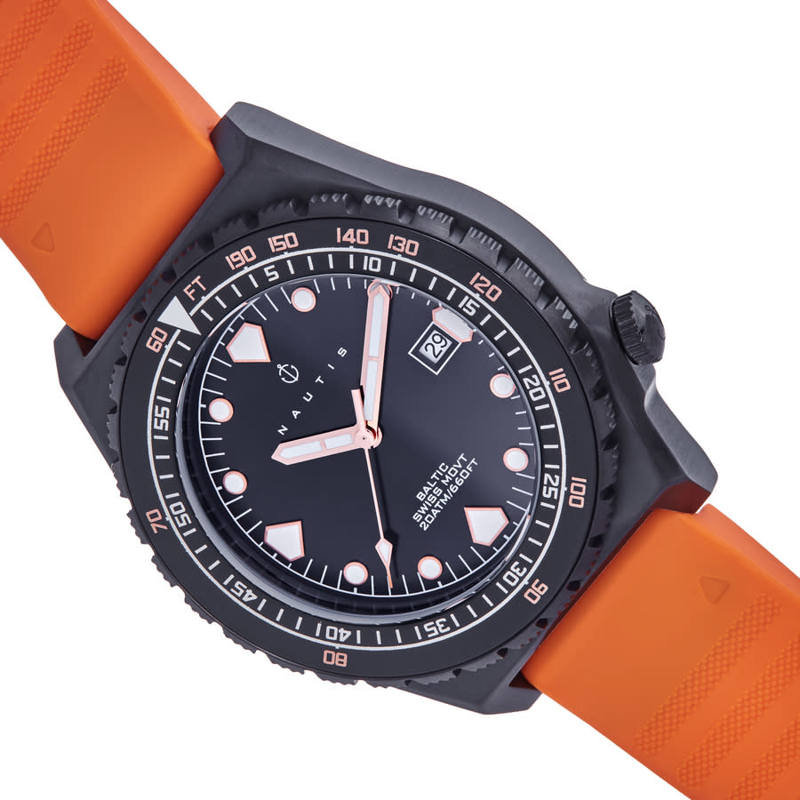 Nautis Baltic Black Dial Men's Watch NAUN104-6 840148810266 - Watches ...