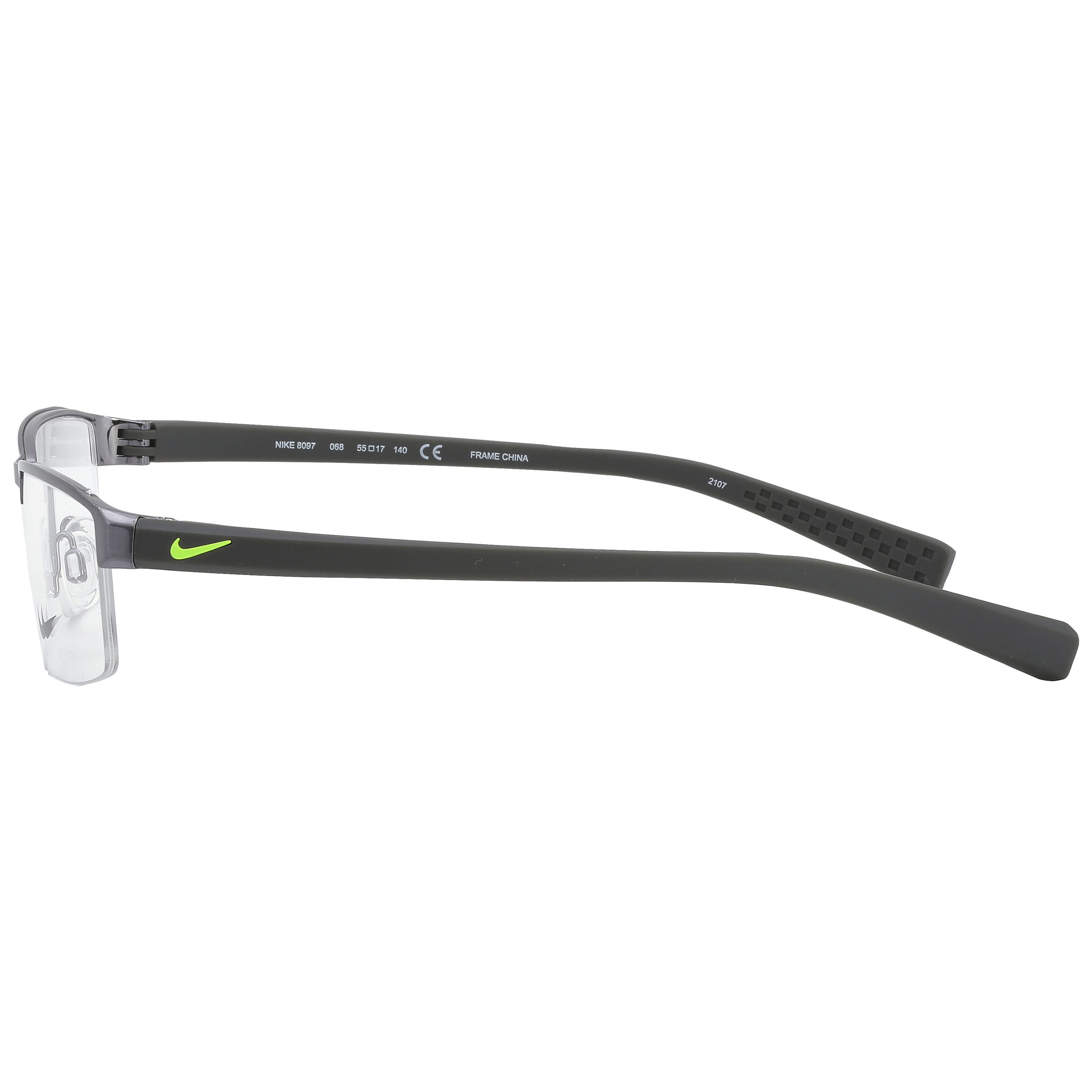 Nike Demo Rectangular Men's Eyeglasses NIKE 8097 068 55 886895248501 ...