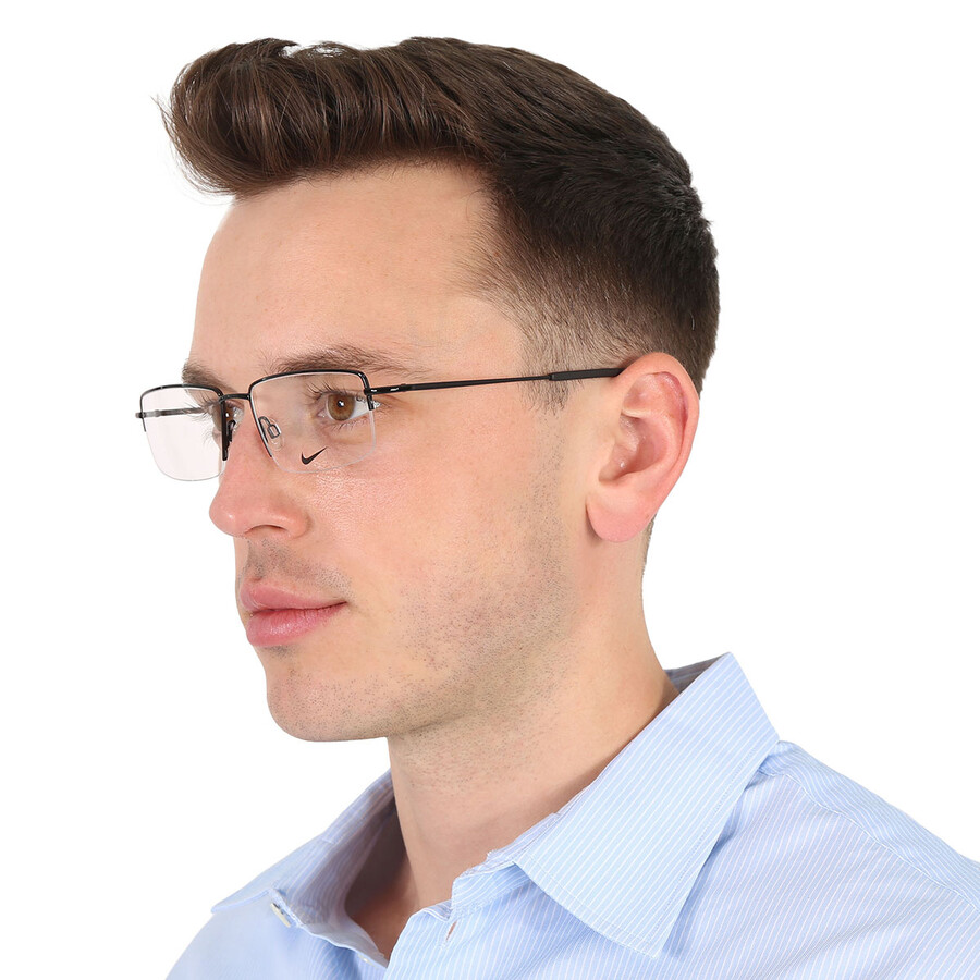 Nike Demo Rectangular Men's Eyeglasses NIKE 8182 001 57 886895417563 ...