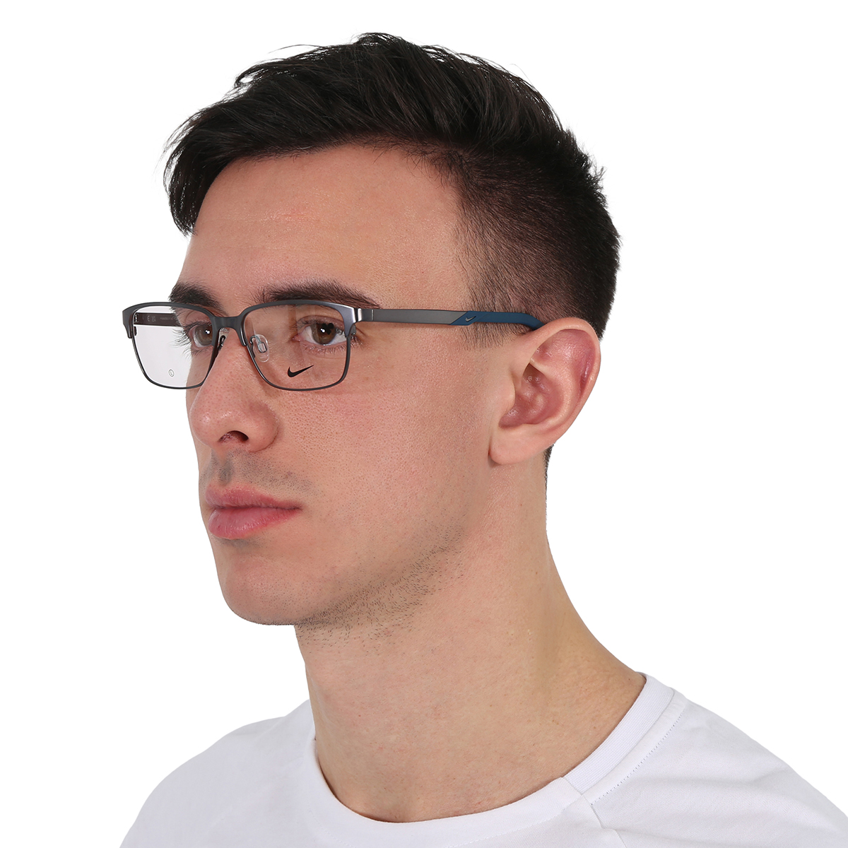 Nike Demo Rectangular Men's Eyeglasses NIKE 8213 074 55 886895593250 ...