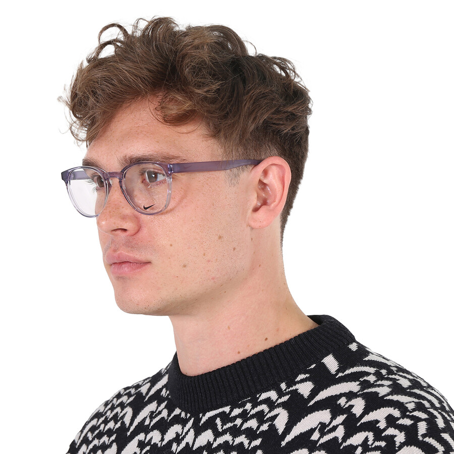 Nike Demo Round Unisex Eyeglasses NIKE 7301 550 50 886895508971 ...
