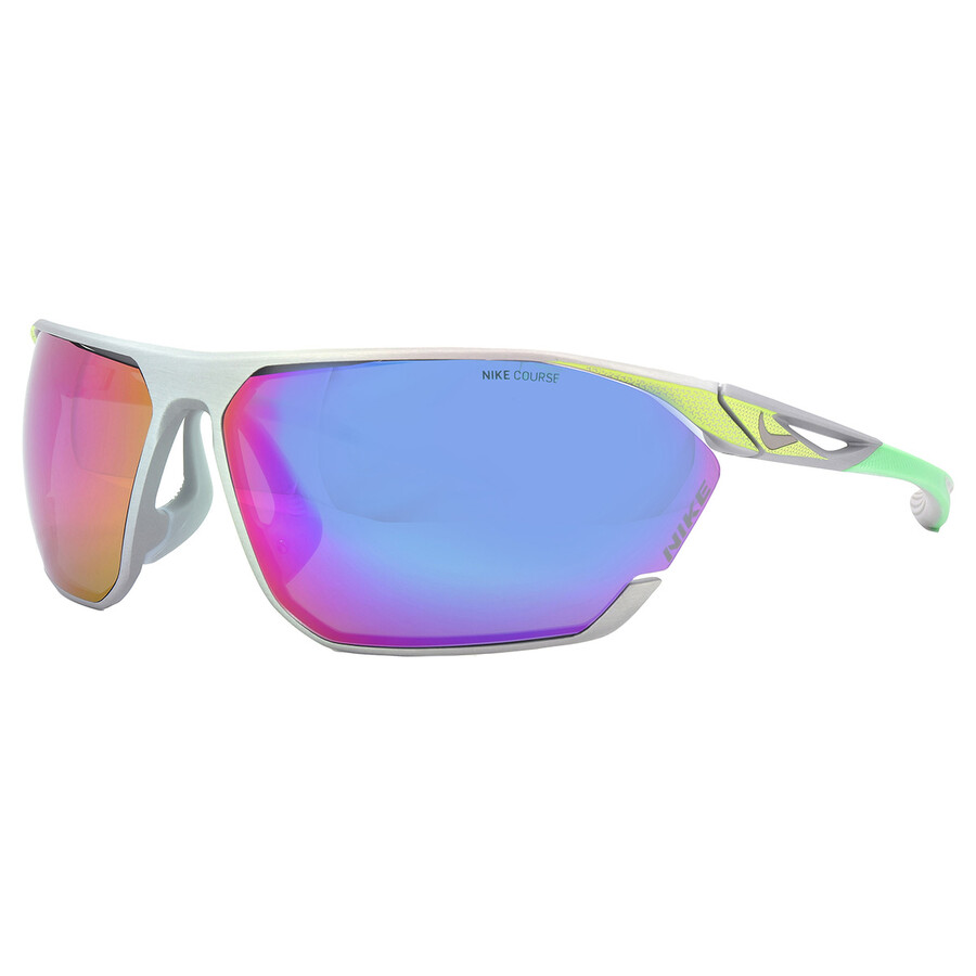 Nike Turquoise Mirror Sport Men's Sunglasses NIKE STRATUS M DC3407 011 ...