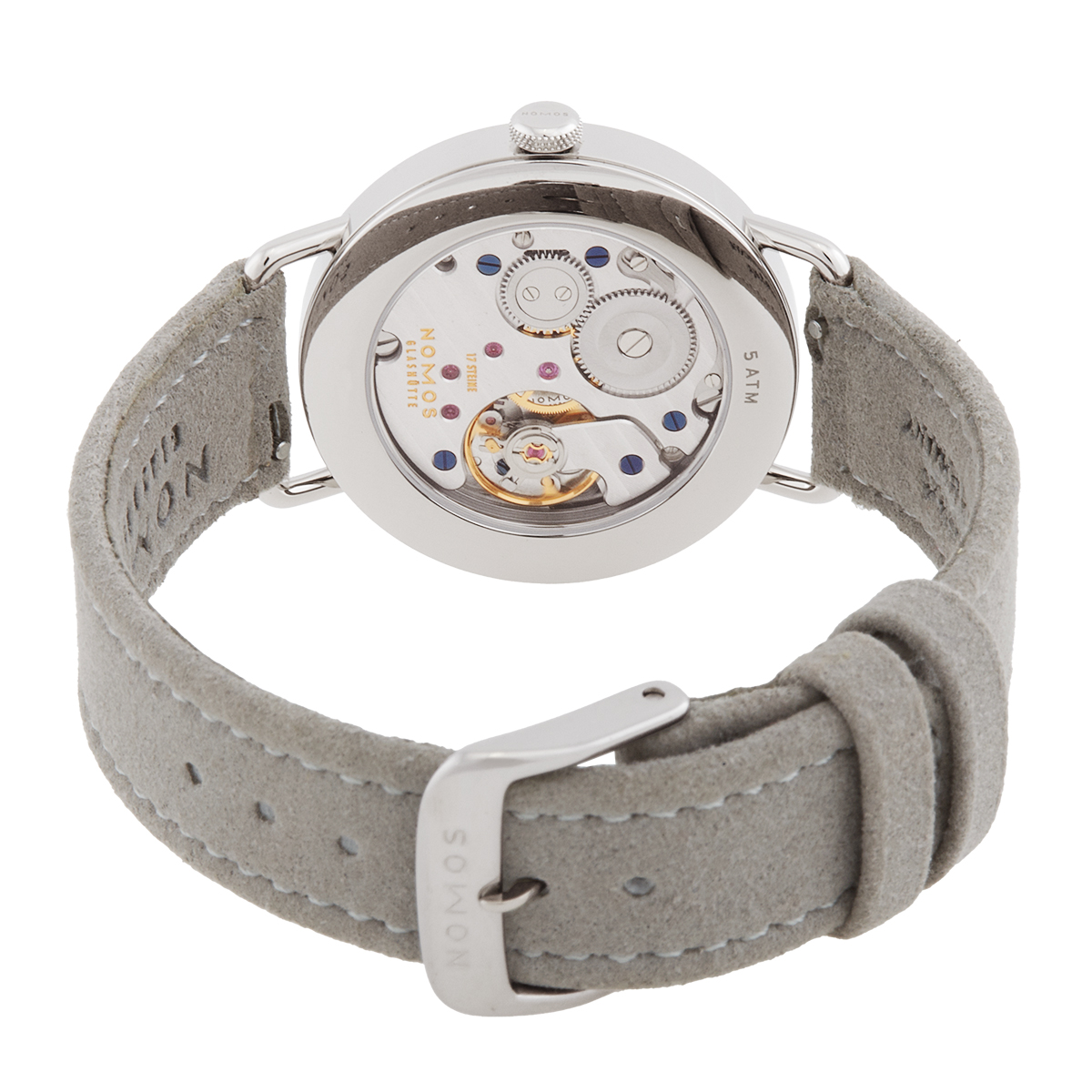 Nomos Metro 33 Hand Wind Silver Dial Watch 1122 - Watches, Metro - Jomashop