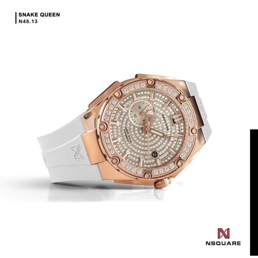 Nsquare Dazz Automatic White Dial Ladies Watch L0472-N48.13 - Watches ...