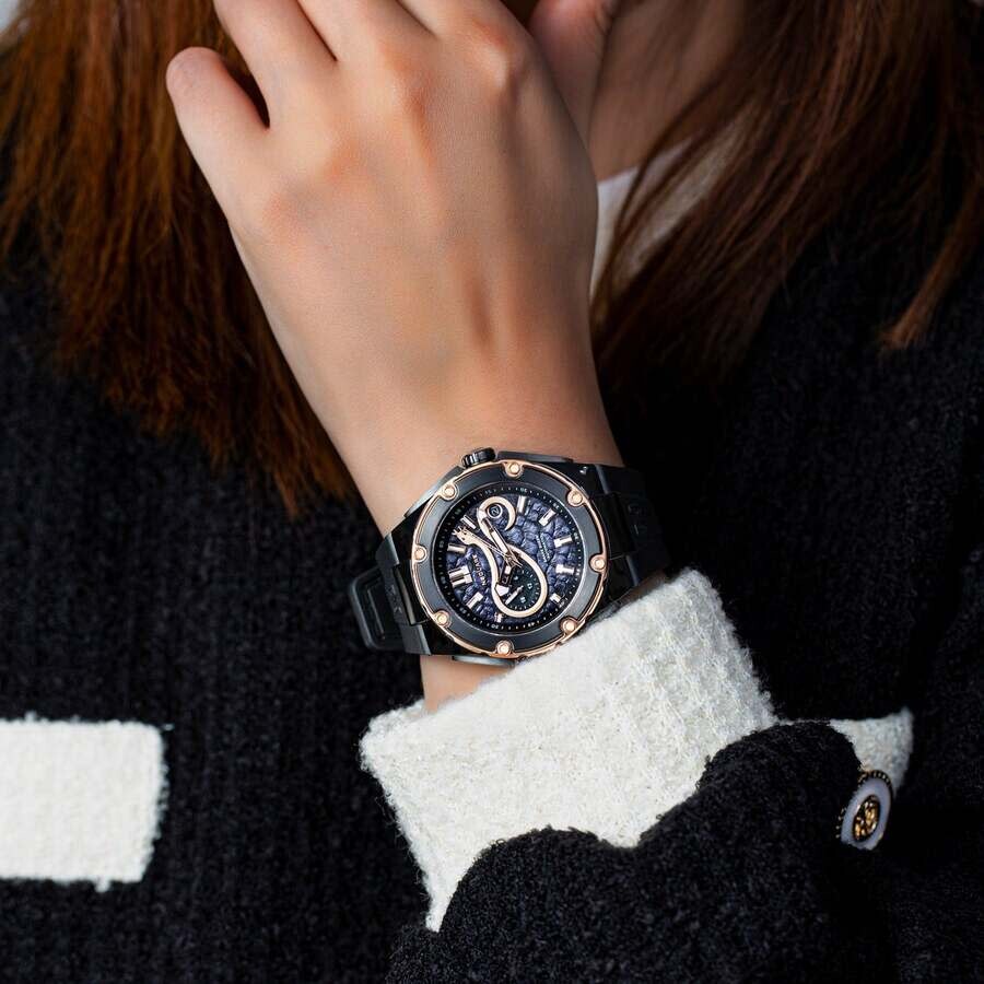 Nsquare Snake Queen Automatic Black Dial Ladies Watch L0472-N48.11 ...