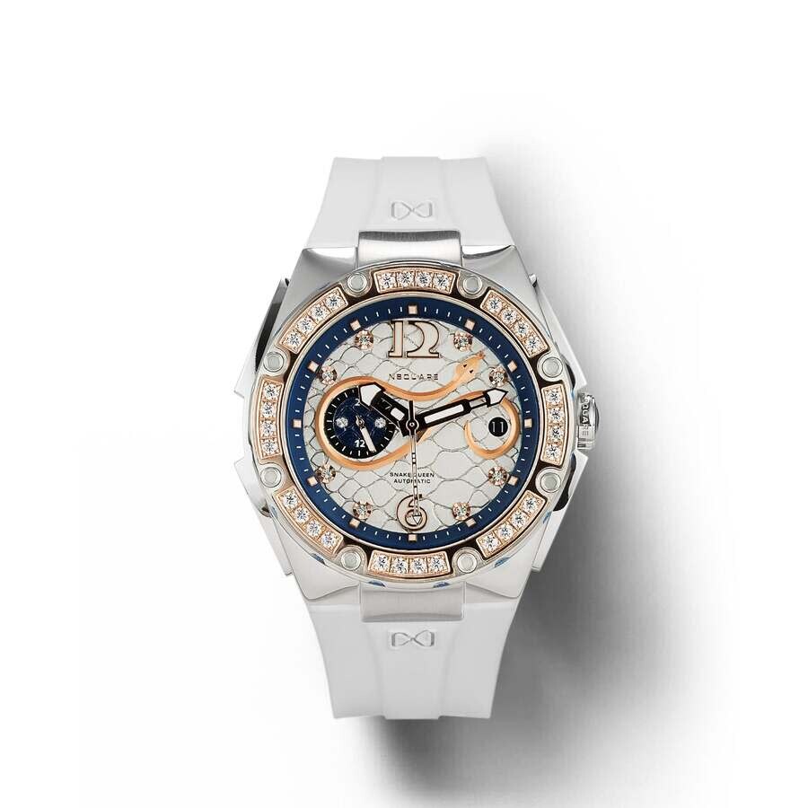 Nsquare Snake Queen Automatic White Dial Ladies Watch L0472-N48.3 ...